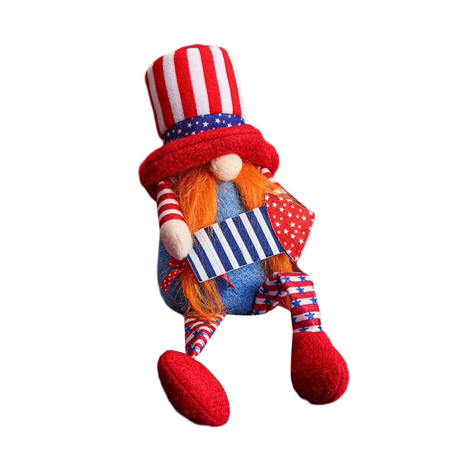 Independence Day Decorations Cute No Face Dwarf Doll With Round Hat For ...