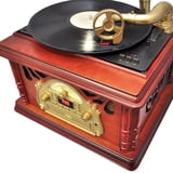 Pyle PTCDCS3UIP - Retro Vintage Classic Style Turntable Phonograph ...