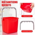 8 Pcs Sanitizing Bucket 3 Quart Cleaning Pail Small Detergent Square ...