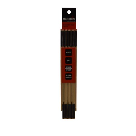 U.S. Tape Rhino Folding Rulers, 6 ft, Fiberglass, Carpenter's Inside ...