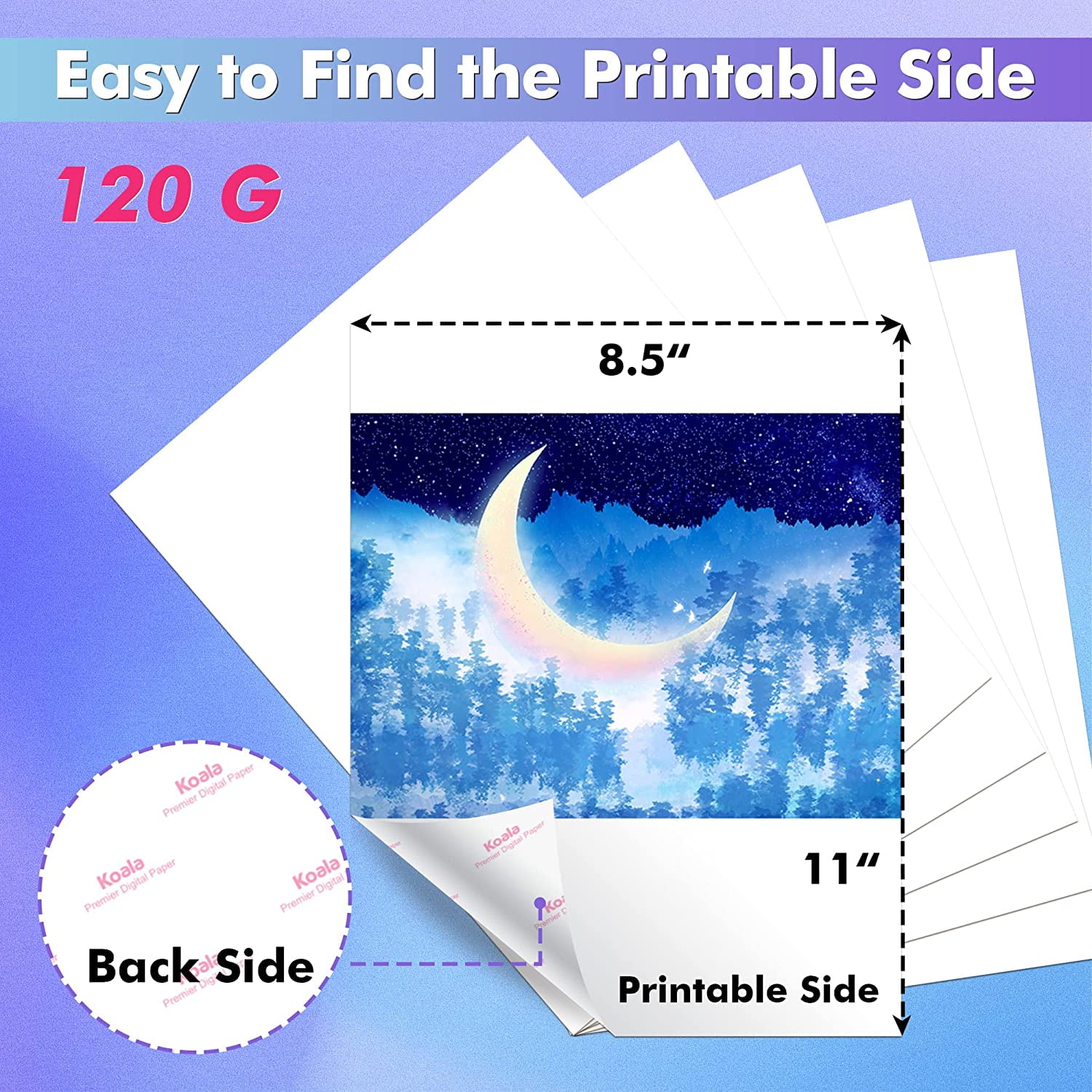 Koala Sublimation Paper 120 Sheets No Pizza Wheel Nepal | Ubuy