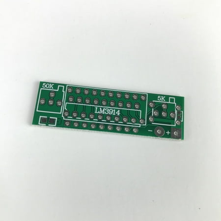 Blue Light DIY Kits LM3914 5V tester ; 12V Battery Capacity Power Level ...