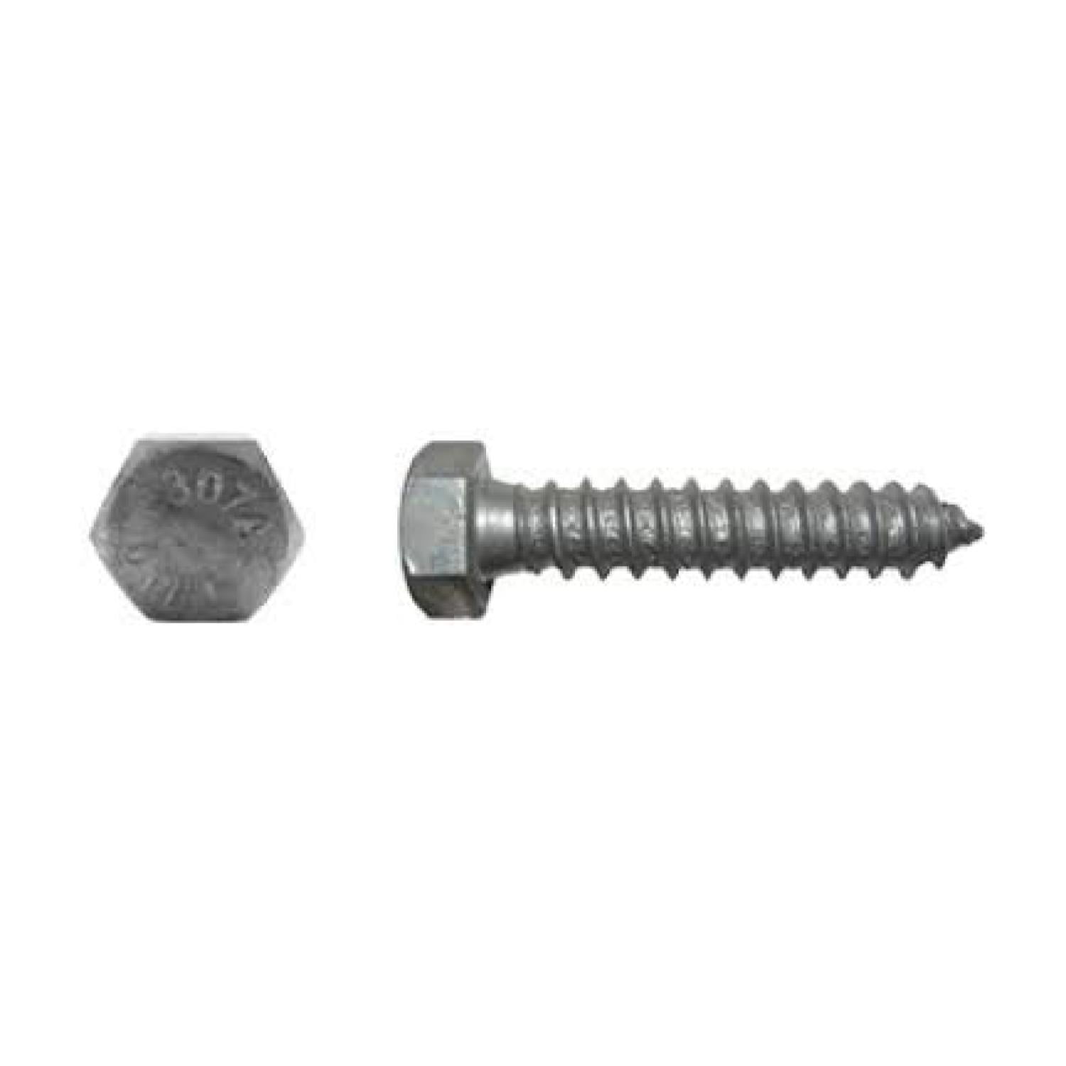 5/16" x 3" Hot Dipped Galvanized Lag Screws, Grade A, Quantity 100- by ...