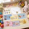 1Set Easter Cards with Envelopes, Cute Bunny & Egg Designs, Happy ...