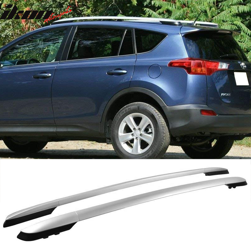Compatible with 13-17 Toyota RAV4 OE Factory Style Roof Rack - Silver ...
