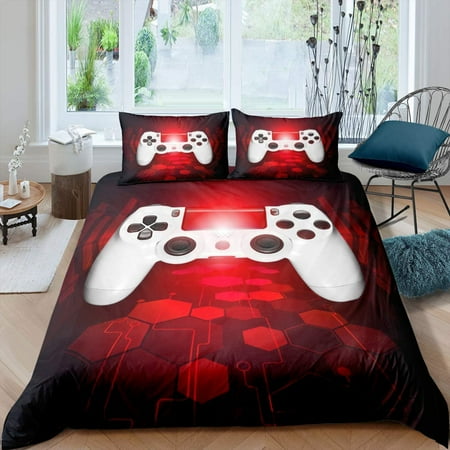 Gamer Comforter Cover for Boys Kids Teens Video Games Bedroom Decor ...