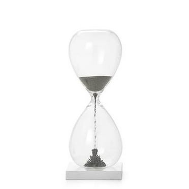 Hourglass in Stand - White Sand, Black - Walmart.com