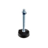 J.W. Winco Leveling Mount w/Lag Bolt Holes, 1/2-13x4" Stud, 1.97" Base ...
