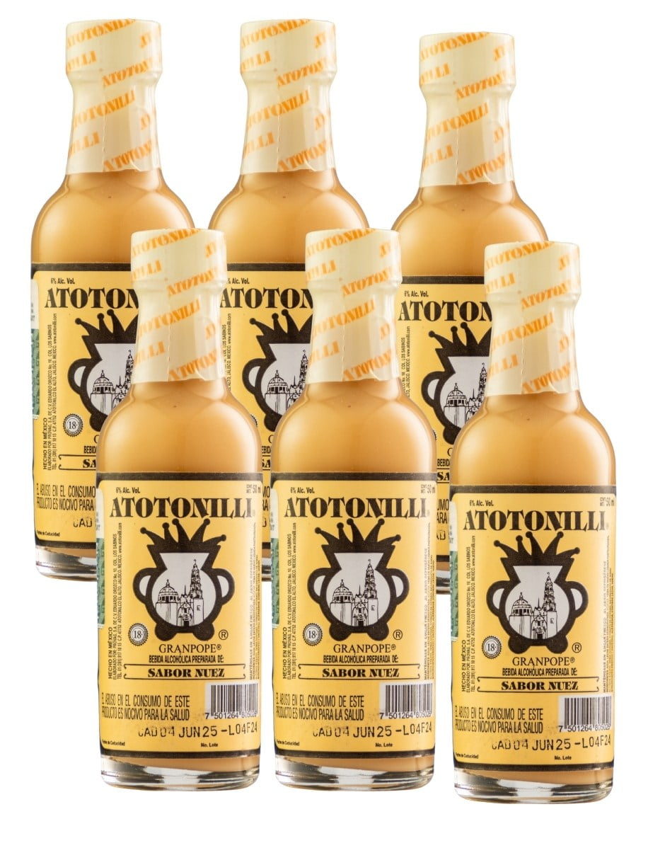 Six Pack Rompope Atotonilli Nuez 50 Ml Atotonilli Rompope | Walmart en ...