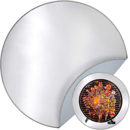 Fire Pit Mat for Grass Patio and Deck Protection, 24'' Round Fireproof ...