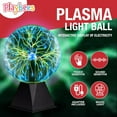 Playbees Green Plasma Ball - 7 Inch - Static Electricity in a Vacuum ...
