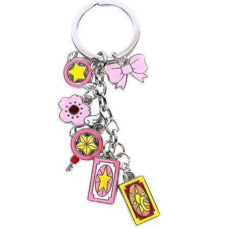 Cardcaptor Sakura Keychain Key Ring Magic Wand Pendant Kro Sakura Card ...