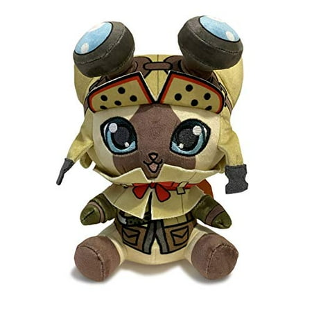 Stubbins CP-PL-005 Capcom Monster Hunter World Version Palico Plush, 6 ...