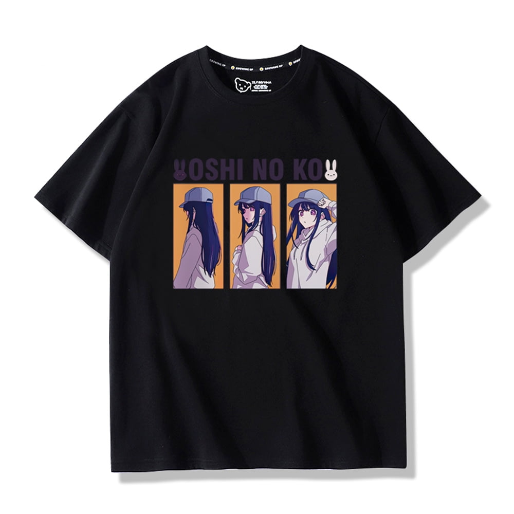 Oshi No Ko Merch T Shirt Kawaii Hoshino Ai Short Sleeve Tee Shirt Unisex Anime 2023