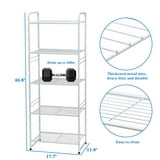 Walmart 5-Tier Heavy Duty Steel Storage Shelf, Adjustable for Kitchen ...