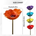 Metal Shaped Bird Feeder Multi Color Art Bird Feeding Bowl Hanging ...