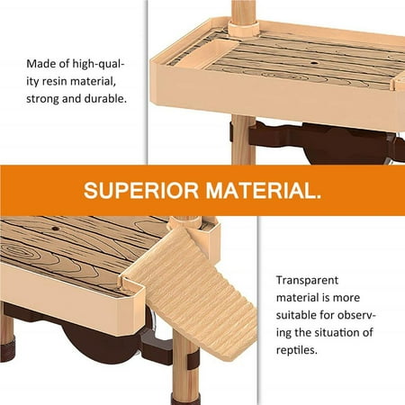 Natural Reptile Turtle Frog Pier Unique Reptile Floating Basking ...