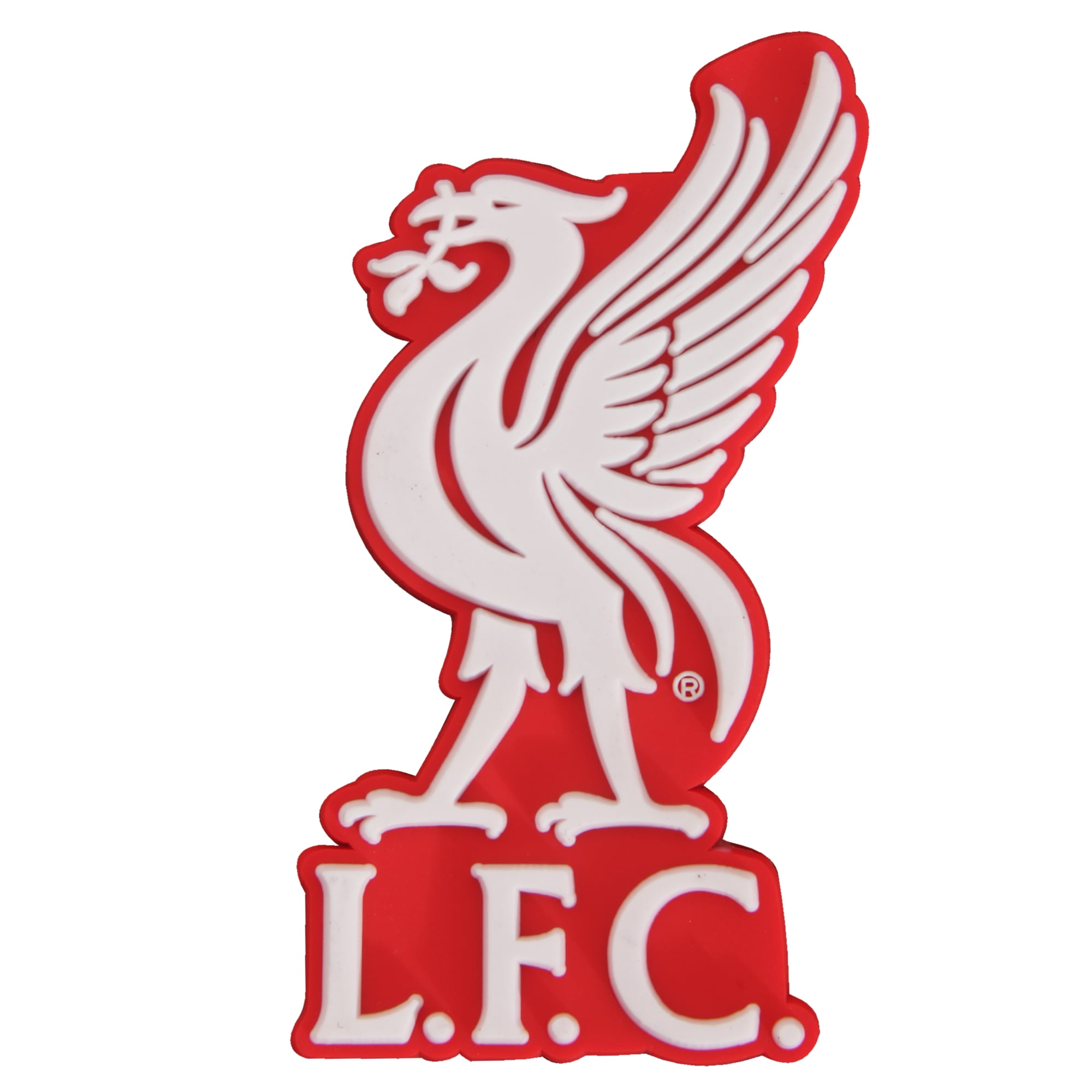 Liverpool FC - Imán de nevera oficial del escudo del club (Rojo/Blanco ...