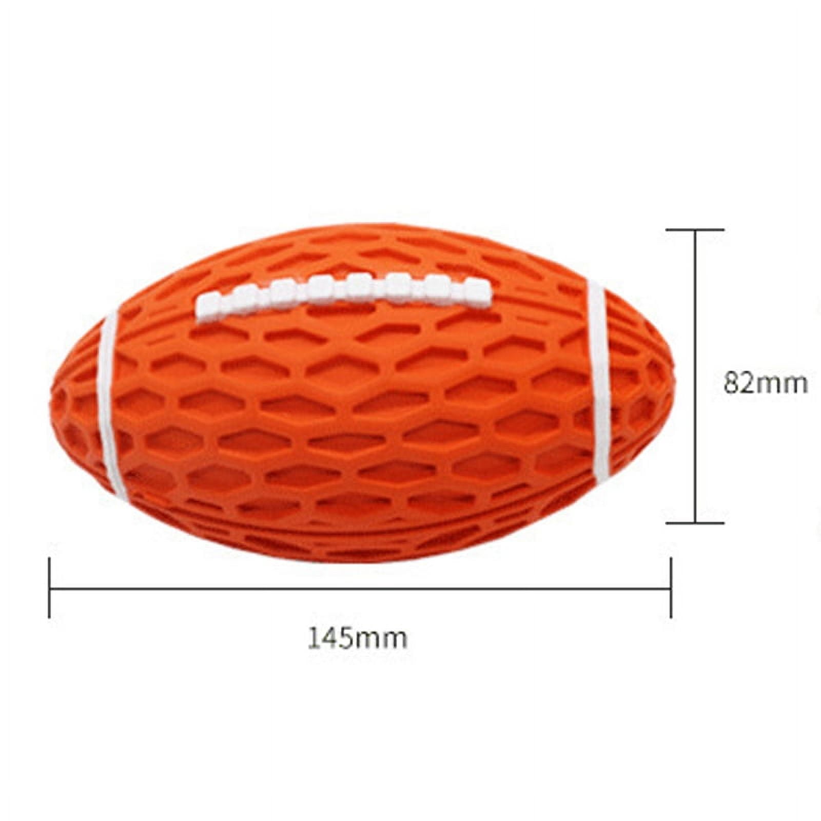 Click here for Estink Squeaky Dog Football Toy Rubber Squeaky Dog... prices