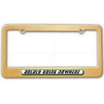 Boldly Going Nowhere, Funny Geek Scifi Science Fiction License Plate ...