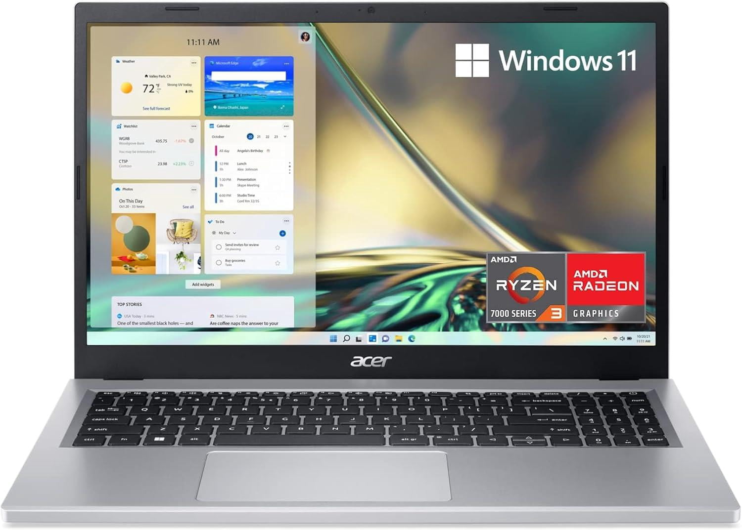Restored Acer Aspire 3 - 15.6" Laptop AMD Ryzen 5 7520U 2.80GHz 16GB ...
