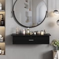 BoldGear Wall Mount Styling Station, Locking 1 Drawer Storage Beauty ...