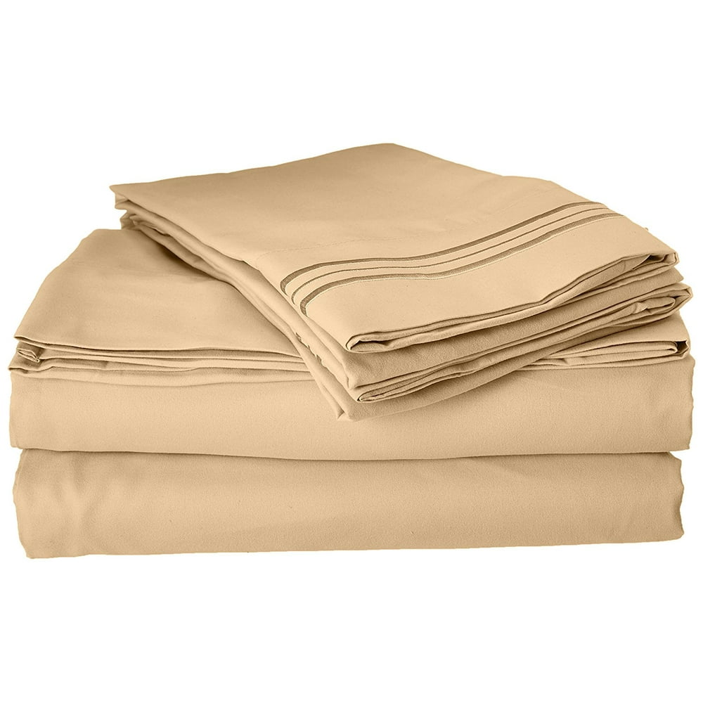 Elegant Comfort Supreme 1500 Collection 4pc Bed Sheet Set - All size ...