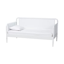 Baxton Studio Lucera Bobbin Twin-To-King Expandable Daybed - Wood Bed ...
