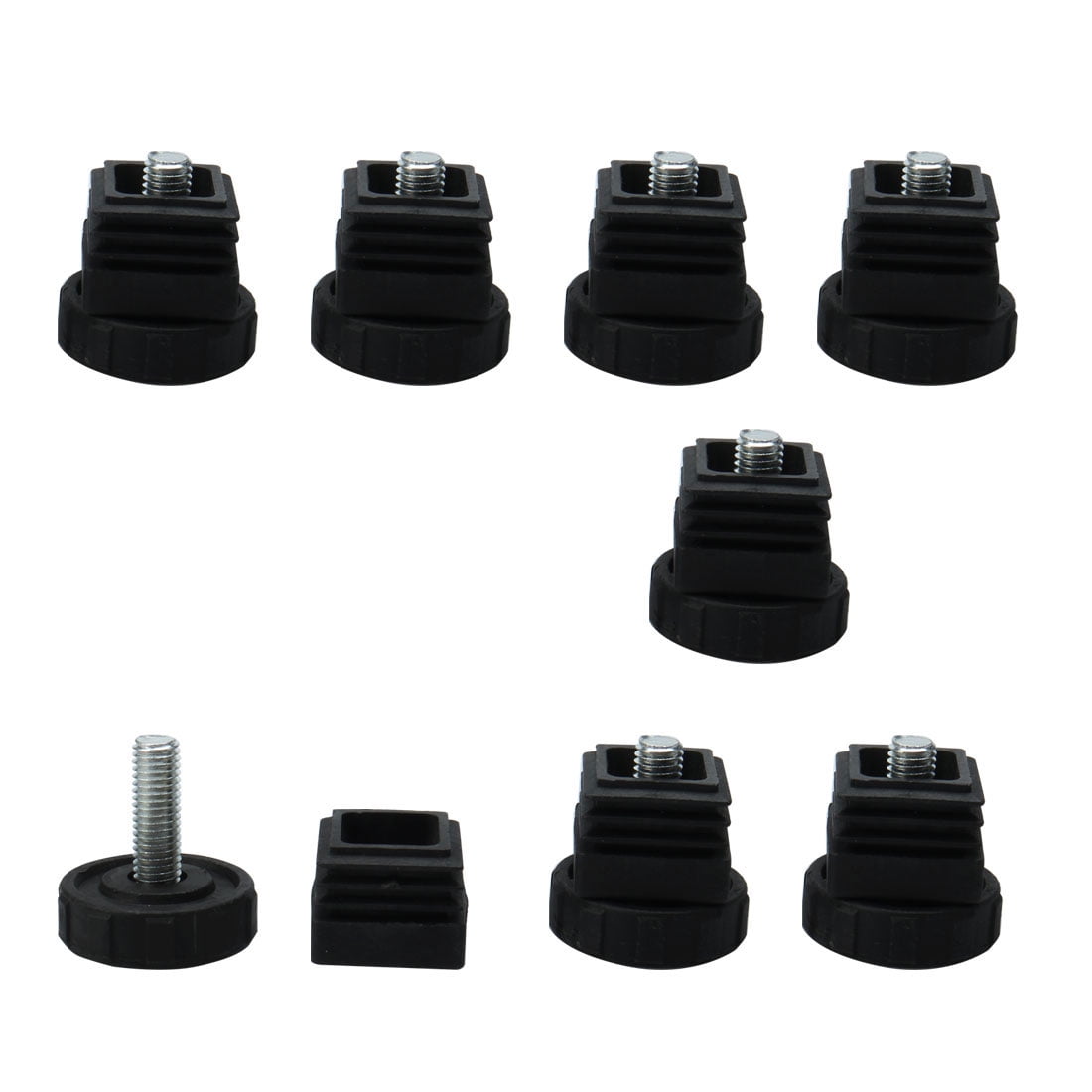 Leveling Feet 30 x 30mm Square Tube Inserts Kit Furniture Glide ...