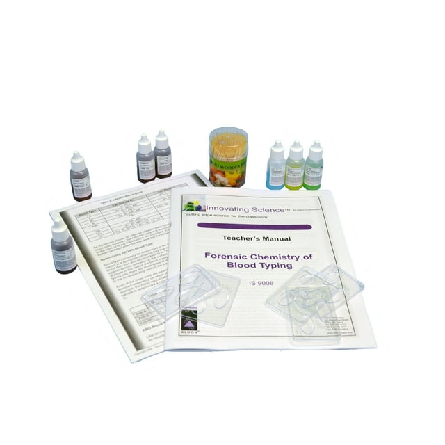 Innovating Science Forensic Chemistry of Blood Types Kit, IS9008 ...