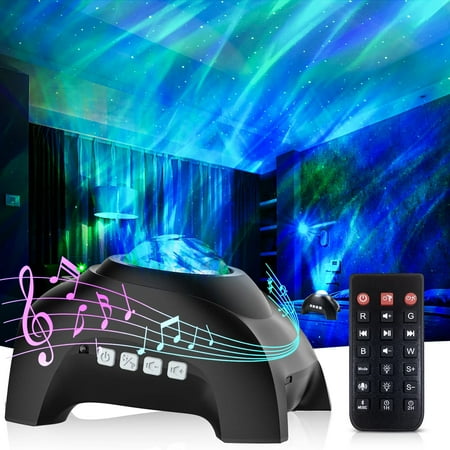 Northern Lights Aurora Projector,Star Projector Music Bluetooth Speaker ...