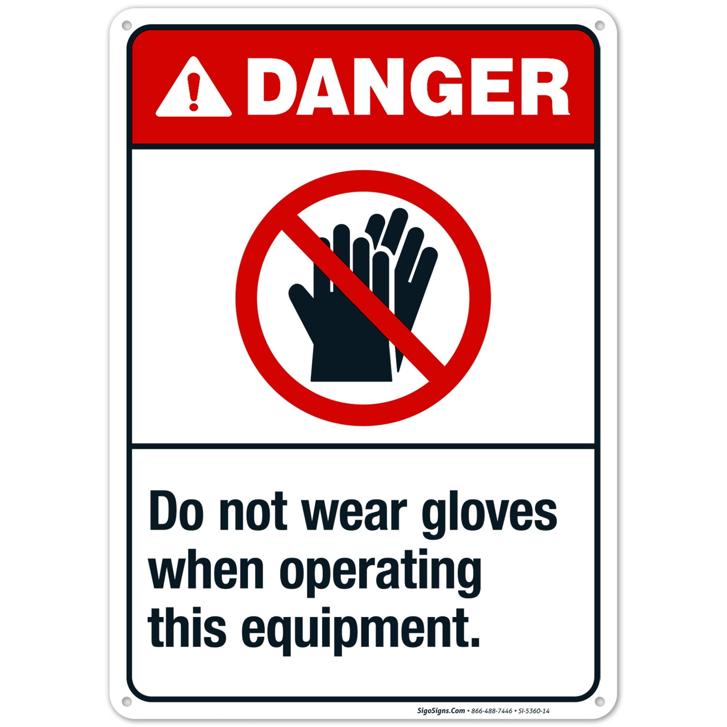 Wear Gloves Sign