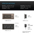 AC Infinity AIRTAP T4, Quiet Register Booster Fan with Thermostat ...