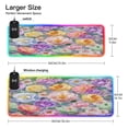 Large RGB Wireless Charging Mouse Pad Detailed Roses and Peonies14 LED ...