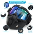 Fyeme Motorcycle Goggles Face Mask Recyclable TPU Motorcycle Goggles ...