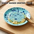 Ceramic Garlic Grater Plate,Handmade Ceramic Ginger Grater and Dish for ...