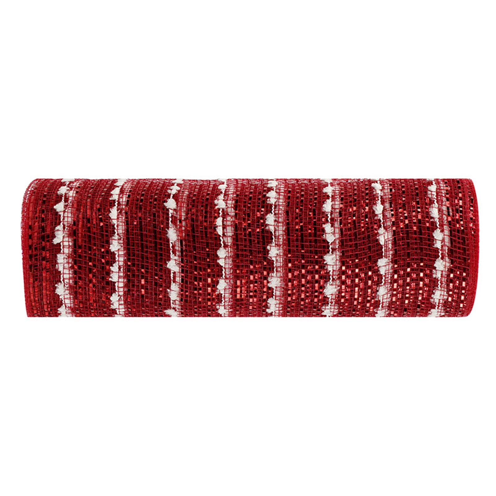 UDIYO 1 Roll 10 Yards Christmas Ribbon Sequin Surface Xmas Tree Garland ...