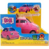 Tayo the Little Bus 120 Pink Heart Push and Go Car - Christmas Birthday ...