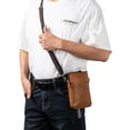 SWTSWT Genuine Leather Crossbody Purse Cell Phone Wallet Shoulder Bag ...