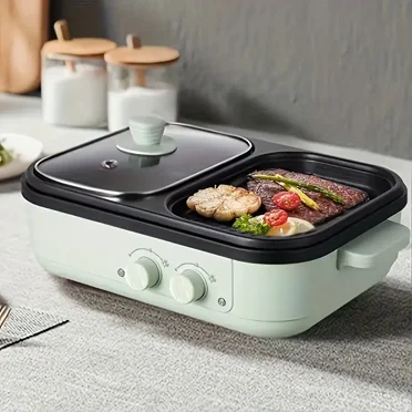 Miumaeov 4L/4.2QT Electric Hot Pot Multifunctional Portable Non-stick ...