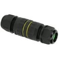 Waterproof Electrical Cable Connector 3-Core Outdoor Wire Joint M16-3P ...