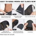 Shoe Repair Rubber Soling Sheet Non-Slip Black Shoe Heel Pads 2.5mm ...