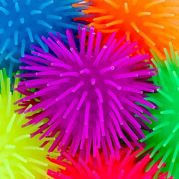 Everything You Need | Puffer Balls - 6 Pack Assorted Colors Blue Green ...