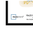 Mainstays – 16x20 Picture Frame – Black Flat Profile Wall Photo Frame ...