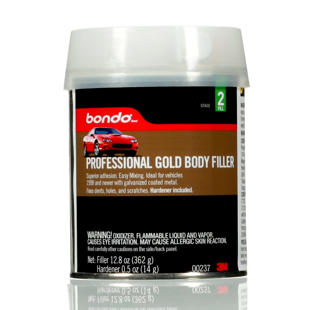 Bondo Professional Gold Filler, 00237, 12.80 oz. - Walmart.com ...