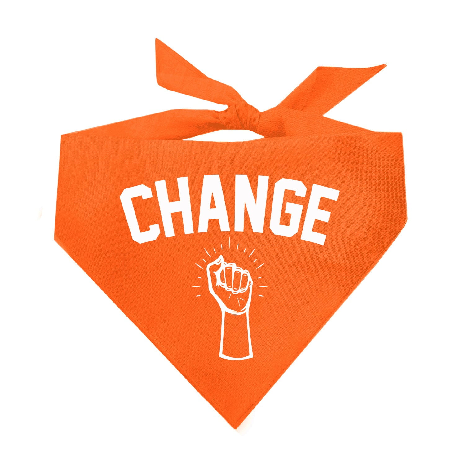 Change With Fist Triangle Dog Bandana - Walmart.com