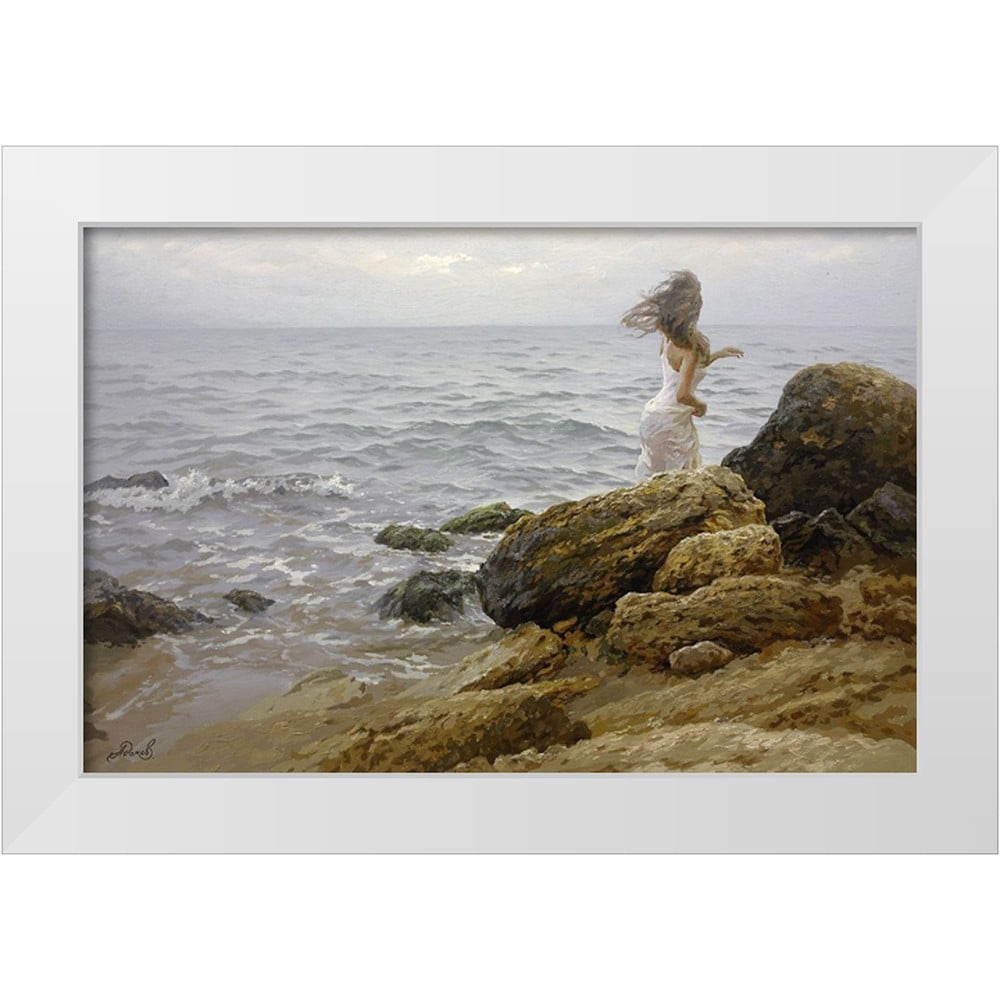 Adamov, Alexey 14x11 White Modern Wood Framed Museum Art Print Titled ...