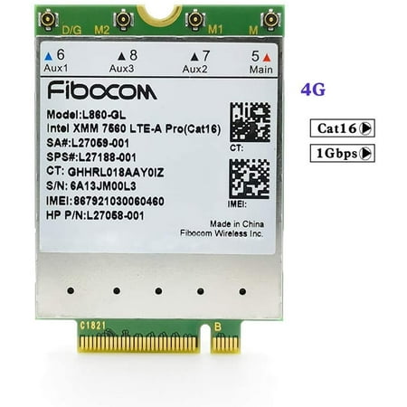 Fibocom Wireless Card LTE Cat16 L860-GL Module 1Gbps Downlink Support ...