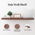 36 Inch Floating Shelves, 8'' Deep Shelves for Wall, Wood Floating ...