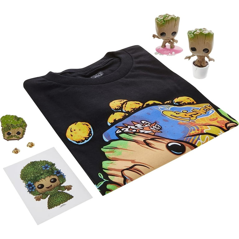 Funko Pop Marvel I Am Groot Groot With Cheese Puffs Groot Pop
